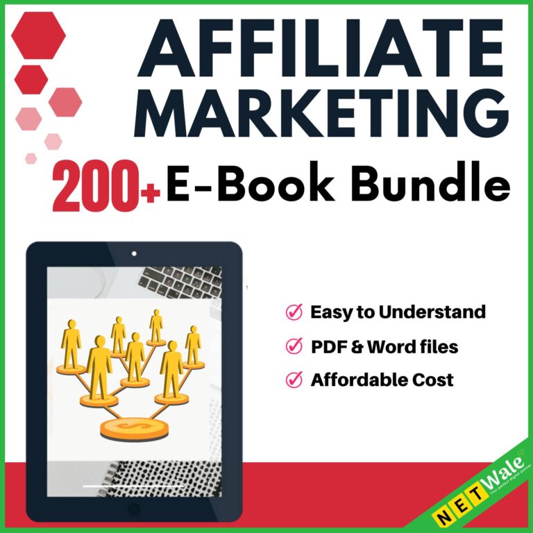 Affiliate Marketing 200+ E-Book Bundle - Netwale.com