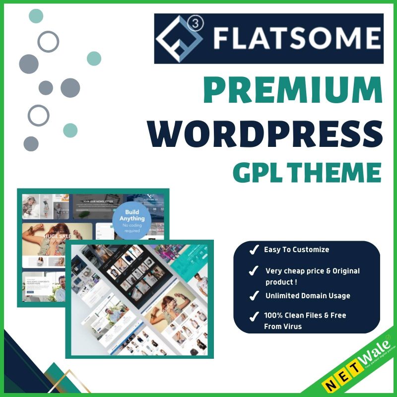 Flatsome Premium WordPress GPL Theme - Netwale.com