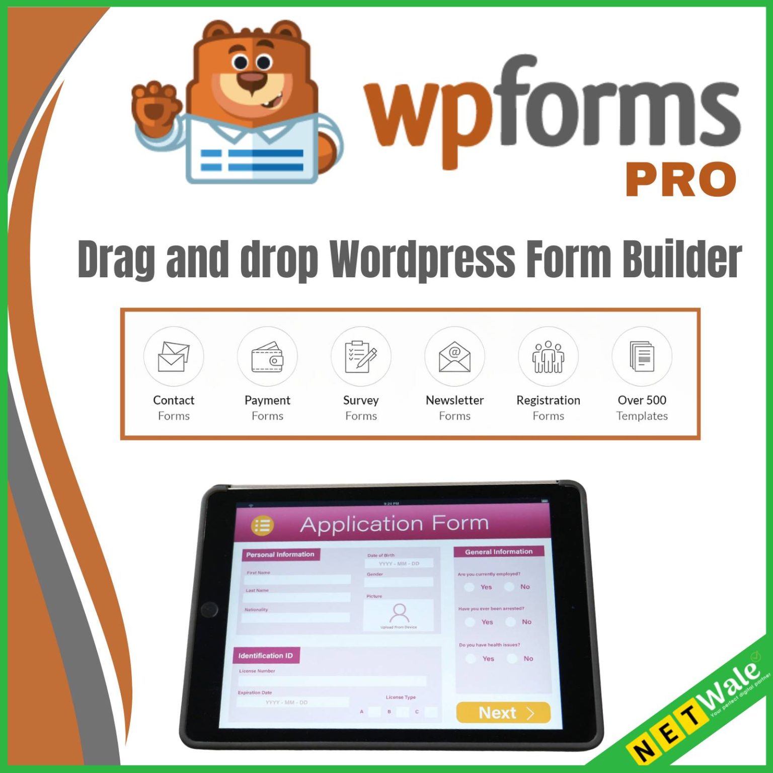 WPForms Pro Easy Form Integration For WordPress Netwale wpforms-pro-easy-form-integration-for-wordpress-netwale