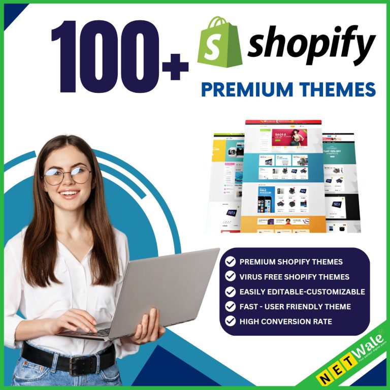 100+ Shopify Premium Themes - Netwale.com
