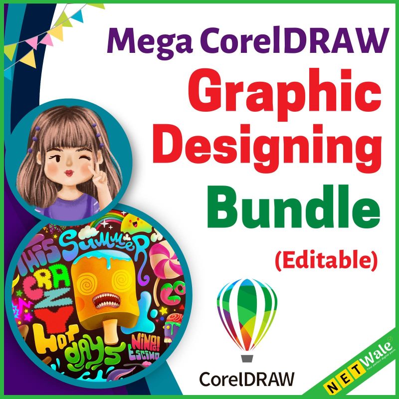 Mega CorelDRAW Graphic Designing Bundle - Netwale.com Mega CorelDRAW Graphic Designing Bundle - Netwale.com