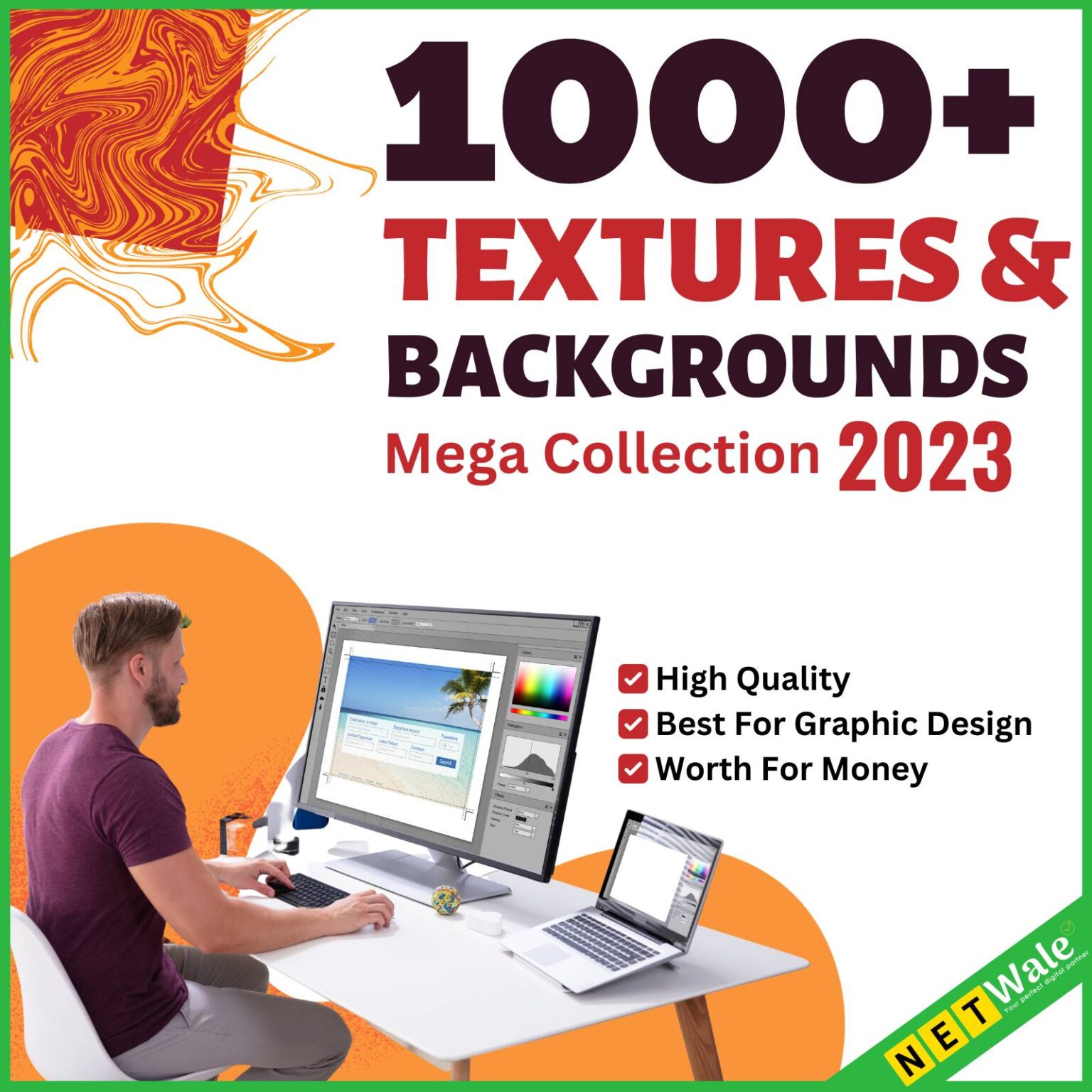 1000+ Textures and Backgrounds Mega Collection - Netwale.com