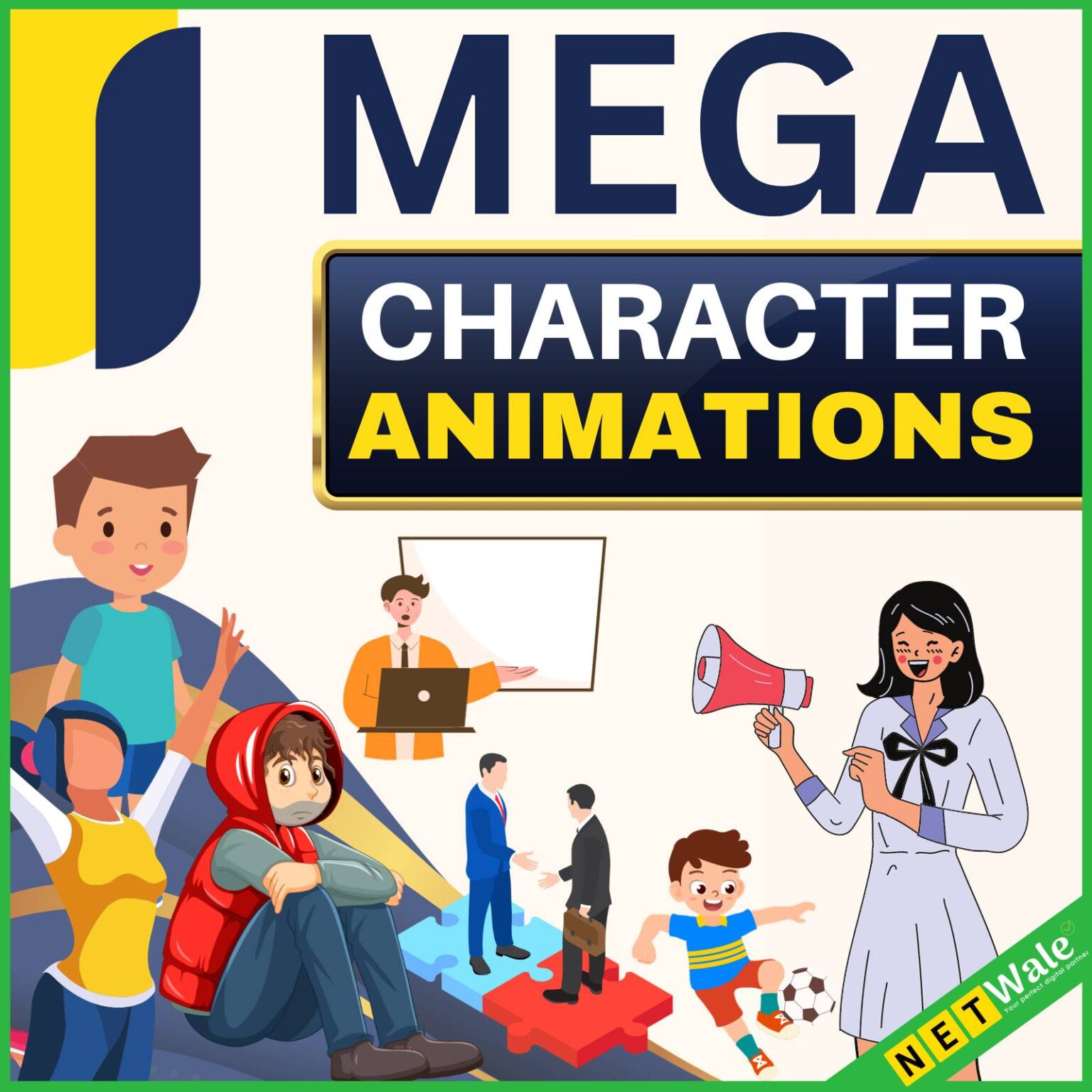 Mega Character Animations - Netwale.com