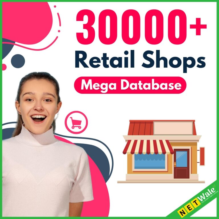 1 Crore Indian Online Shoppers Marketing Database - Netwale.com