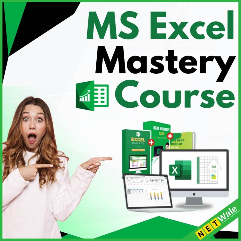 MS Excel Mastery Course - Netwale.com