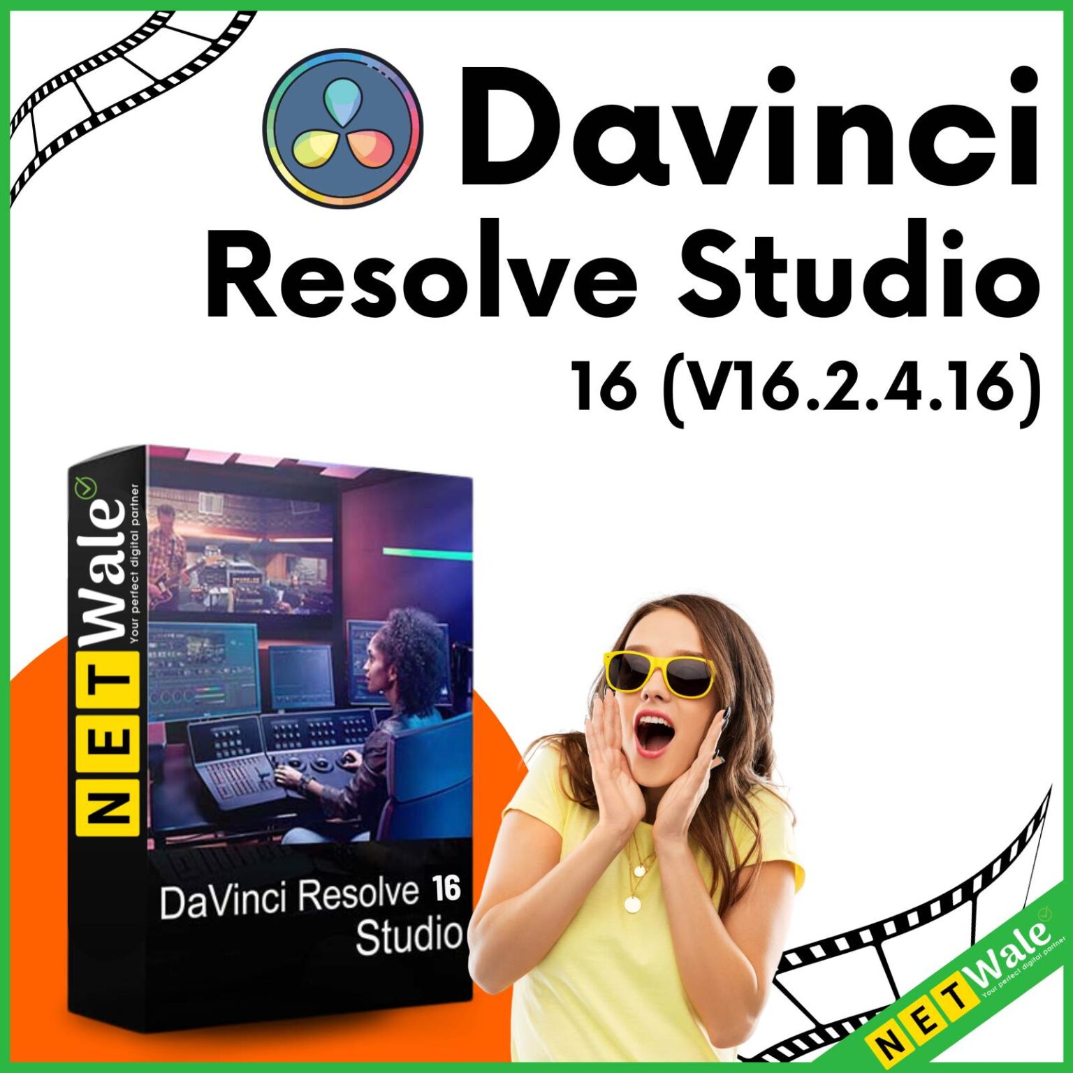 Davinci Resolve Studio 16 (V16.2.4.16) - Netwale.com