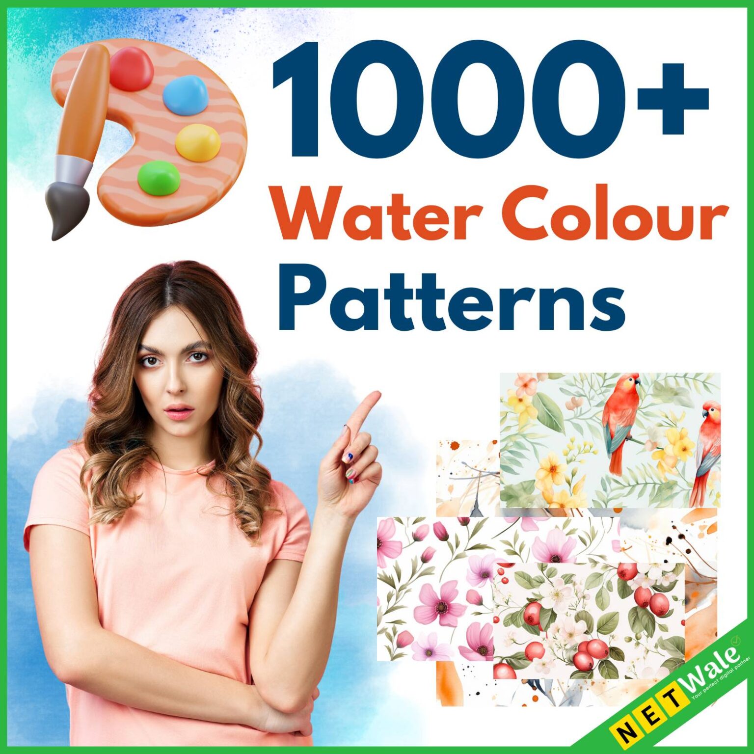 1000+ Water Colour Patterns - Netwale.com