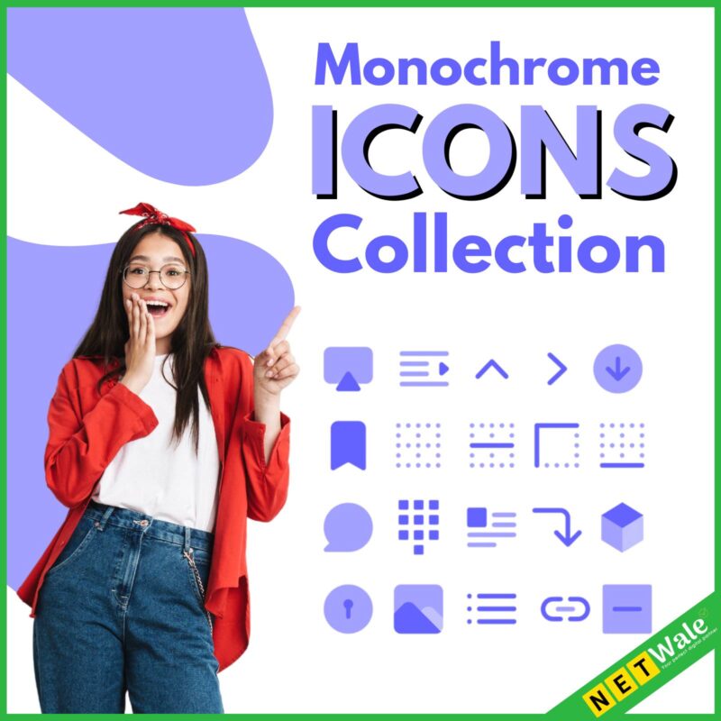 Monochrome Icons Collection - Netwale.com