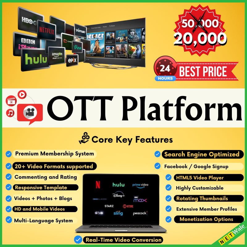 OTT Platform - Netwale.com