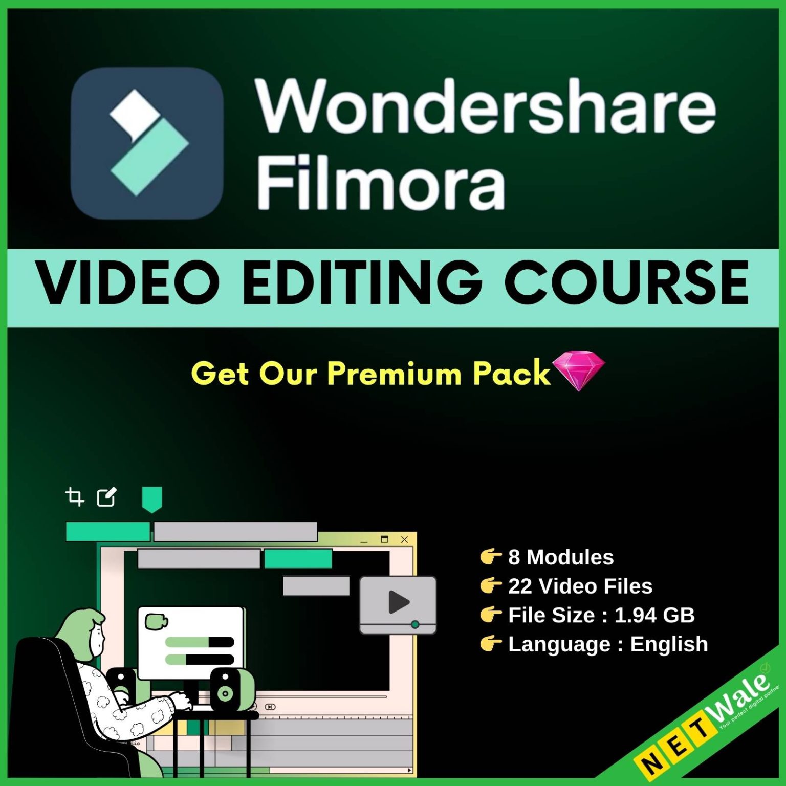 Wondershare Filmora Video Editing Course - Netwale.com