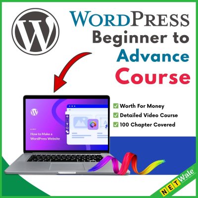 WordPress Beginner to Advance Course - Netwale.com