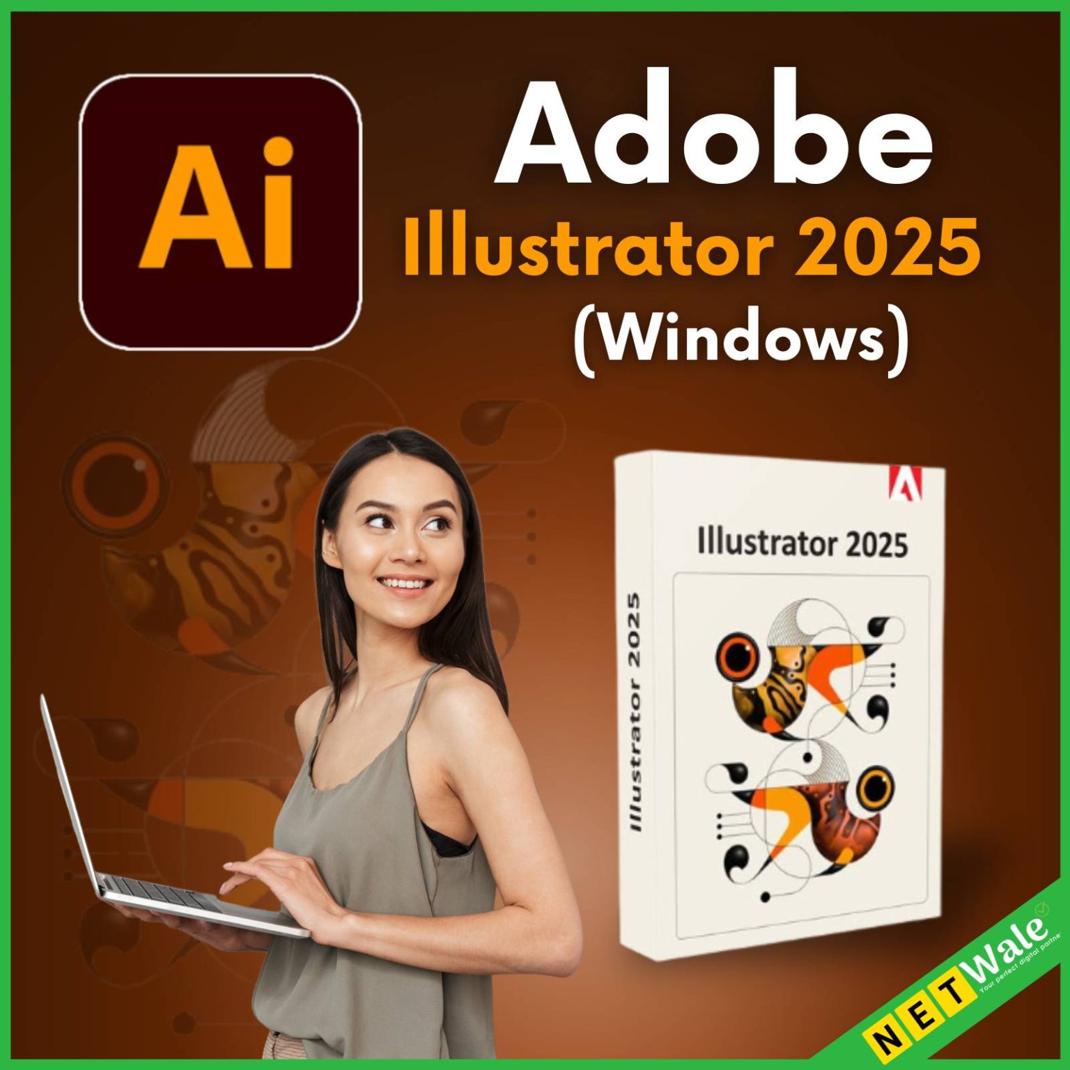 Adobe Illustrator 2025 (Windows) - Netwale.com