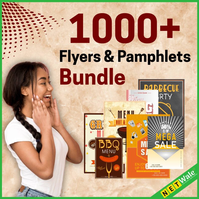 1000+ Flyers & Pamphlets Bundle - Netwale.com