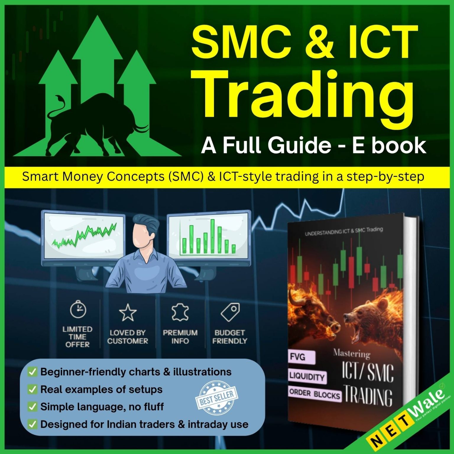 SMC & ICT Trading : A Full Guide - E book - Netwale.com