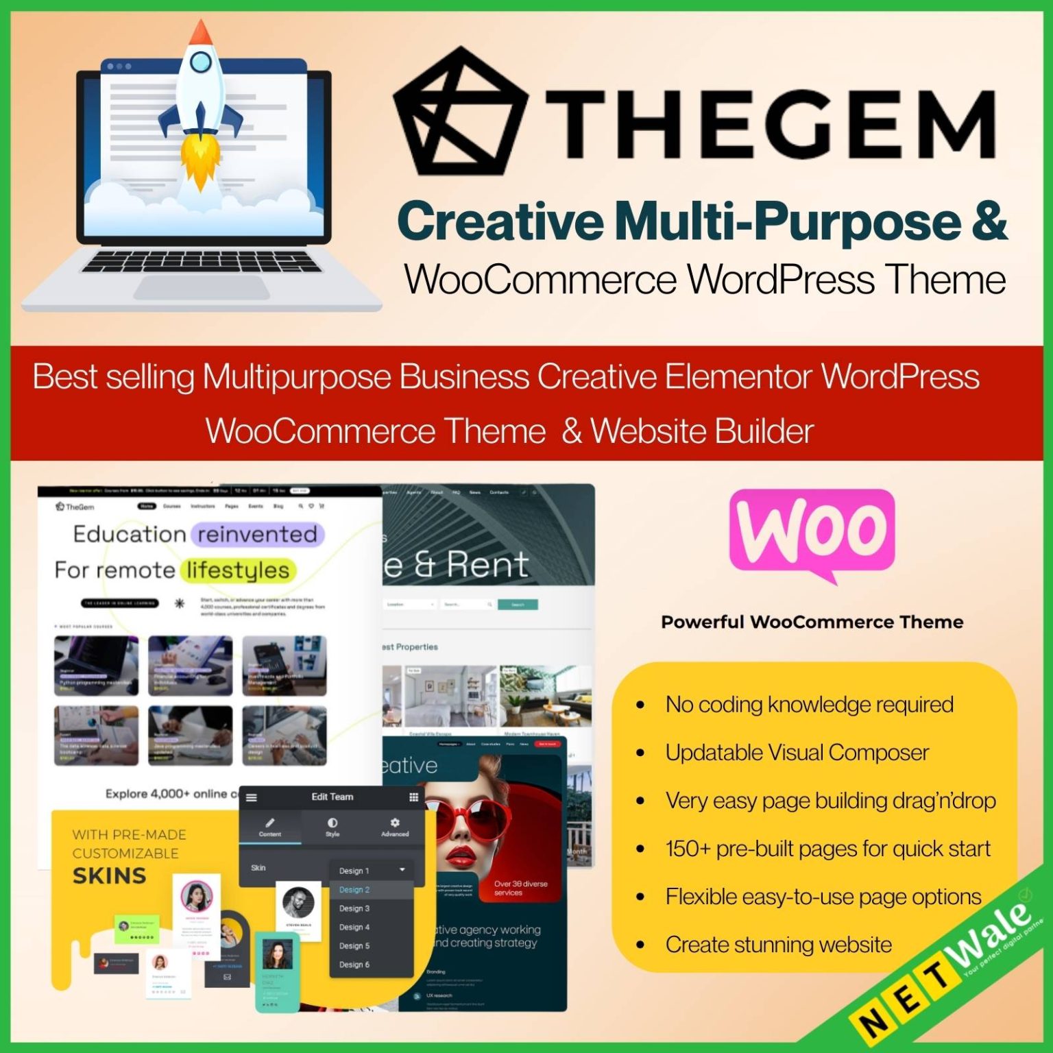 TheGem - Creative Multi-Purpose & WooCommerce WordPress Theme - Netwale.com